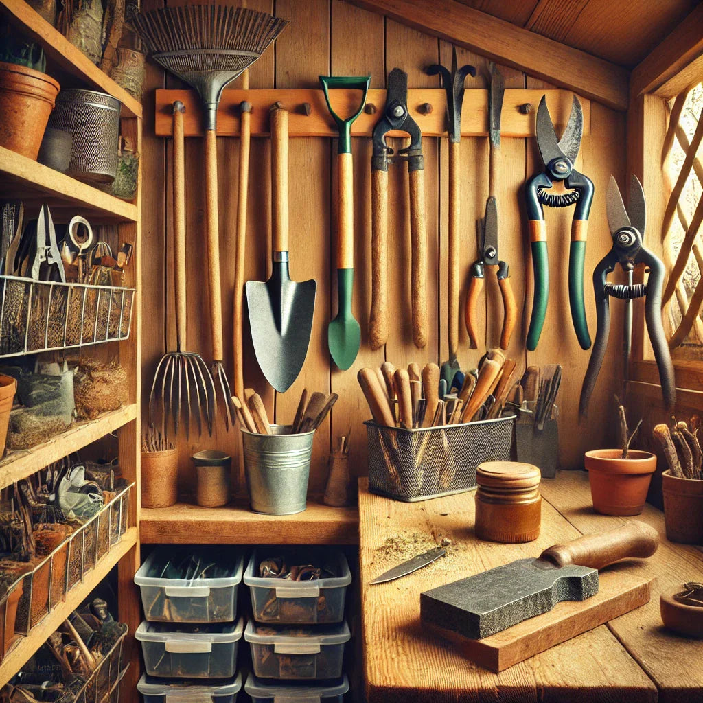 tool shed wallpaper